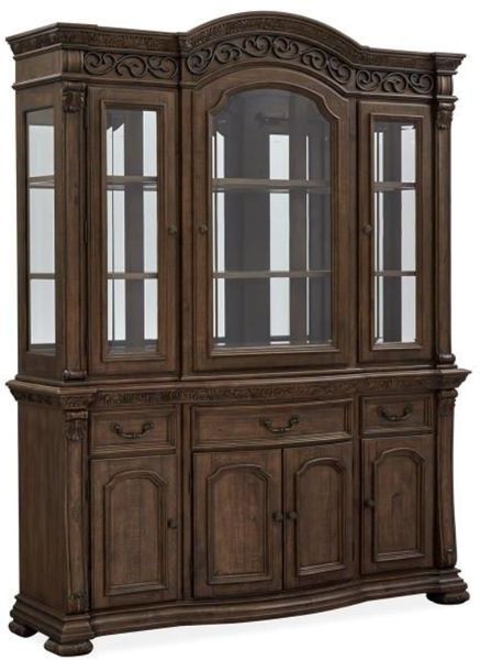 Magnussen Home® Durango Willadeene Brown Buffet and Hutch | Bulldog ...