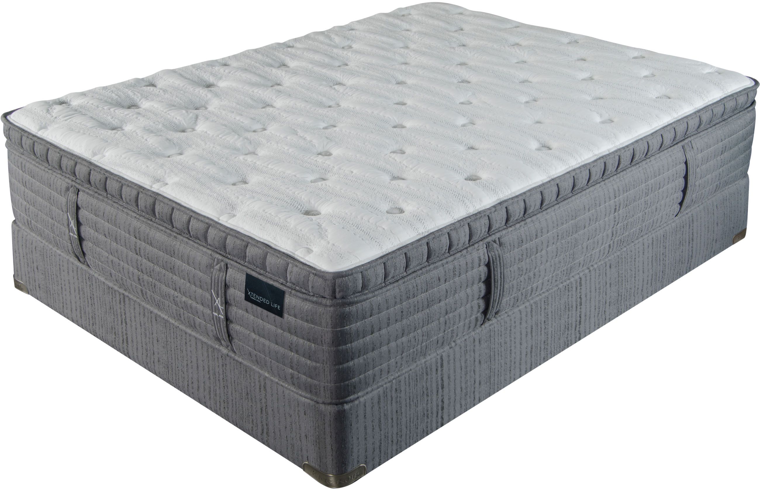 King Koil Xtended Life Beckett Hybrid Plush Euro Top Twin XL Mattress Prisco Appliances Electronics Mattresses White Plains NY