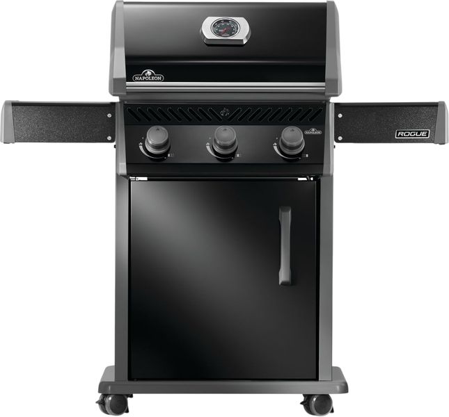 Napoleon Rogue® 425 51" 3-Burner Black Freestanding Natural Gas Grill ...