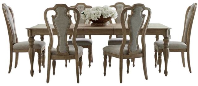 Liberty Magnolia Manor 7-Piece Weathered Bisque Rectangular Table Set | Colder's | Milwaukee Area