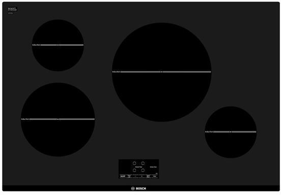 Bosch® 500 Series 30" Induction Cooktop-Black | Percy's | Worcester, MA