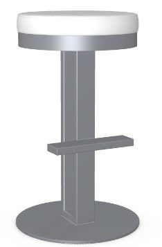 Amisco Customizable Glint Swivel Bar Stool | Colder's | Milwaukee Area