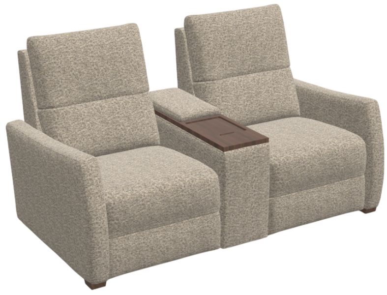 Palliser® Furniture Customizable Luna Loveseat with Console | Primetime ...