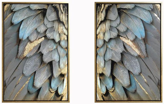 Classy Art 2-Piece Style 4 Hand Painted Textured Wall Art Set | Brownie ...