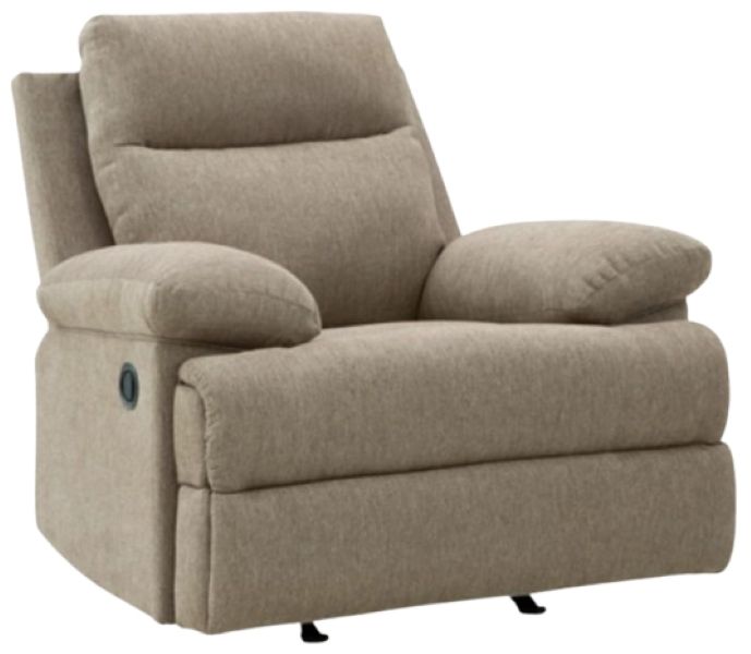 Signature Design by Ashley® Side-Swipe Mocha Manual Rocker Recliner ...