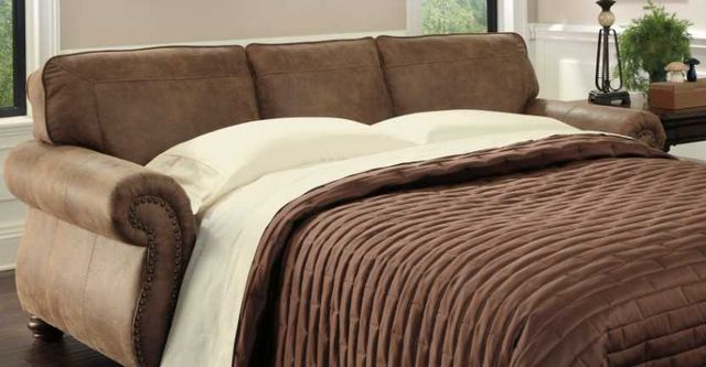 Signature Design by Ashley® Larkinhurst Earth Queen Sofa Sleeper ...