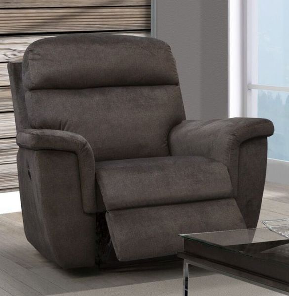 Elran Bailey Brown Swivel Rocker Recliner Chair | Halton Hills ...