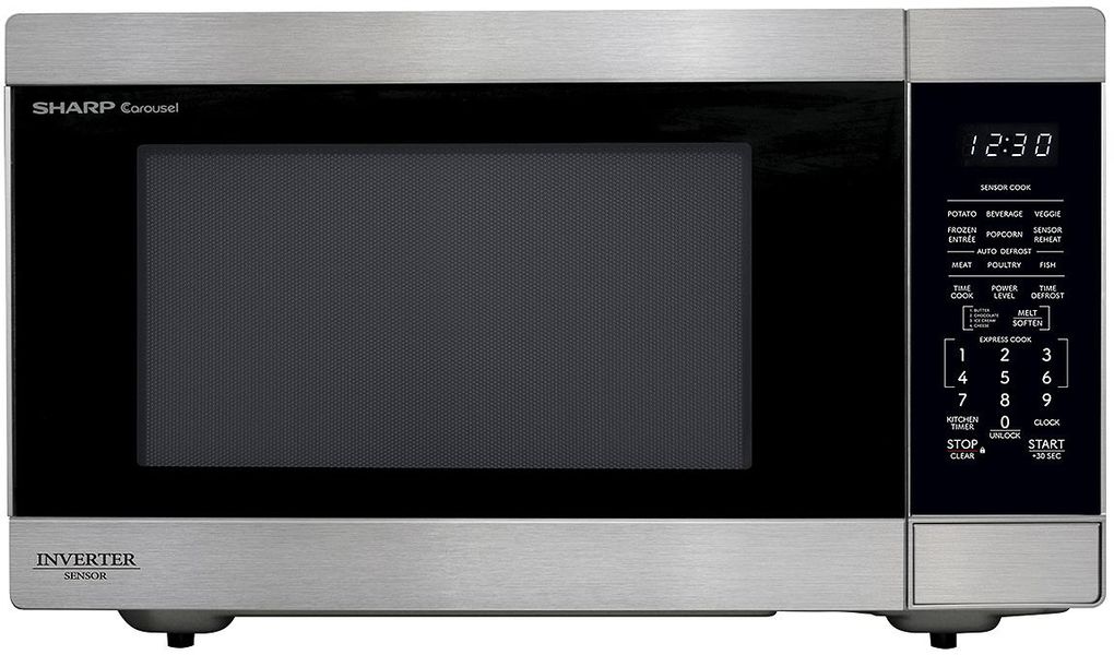 Sharp® Carousel® 2.2 Cu. Ft. Stainless Steel Countertop Microwave | Baker's Appliance Canada