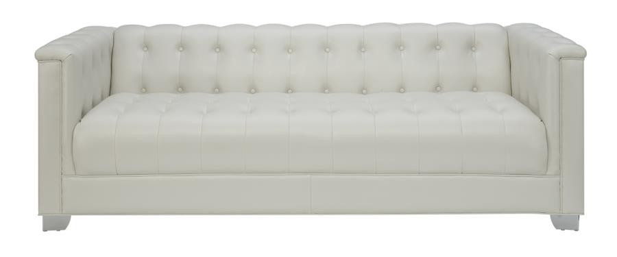 Chaviano contemporary white sofa store