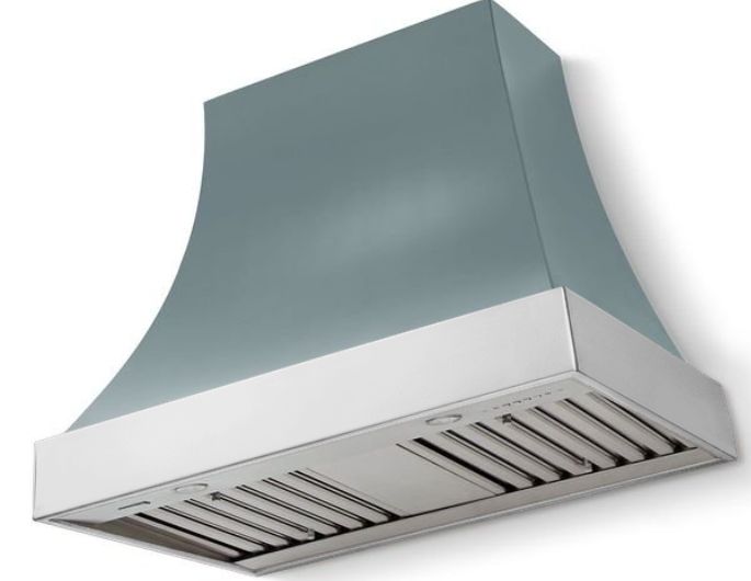 La Cornue Cascade Series 36" Ocean Wall Mounted Range Hood with ...
