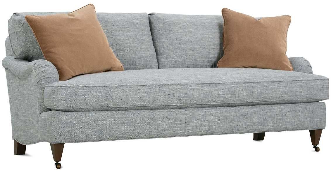 Rowe® Brooke Federal Blue Bench Cushion Sofa | Store For Homes ...