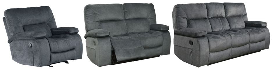 Parker House® Chapman 3-Piece Polo Manual Reclining Seating Set ...