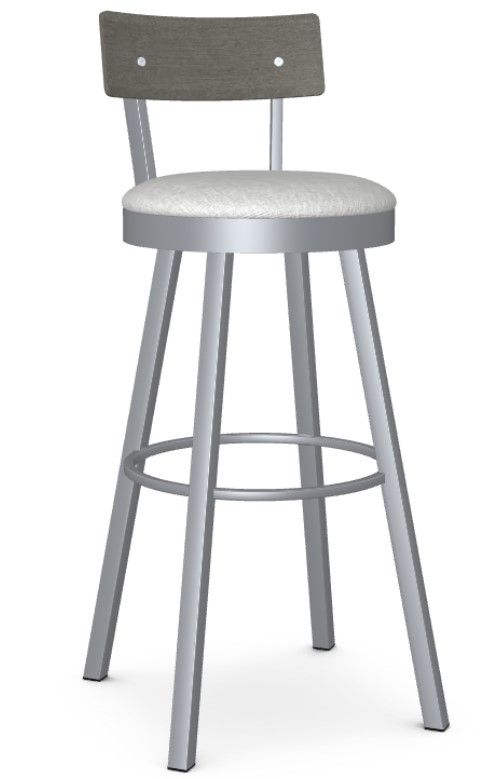 Amisco Customizable Lauren Spectator Swivel Stool | New Age Home ...
