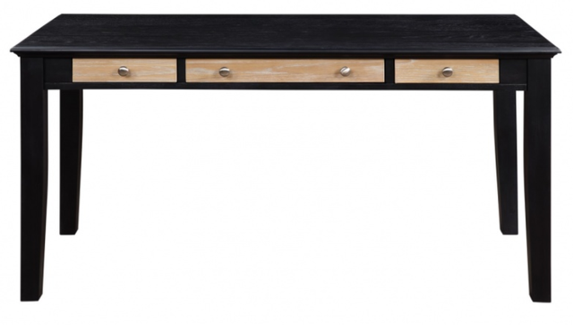 Winners Only® Berkeley Aged Oak/Ebony Writing Desk | Bozzuto's ...
