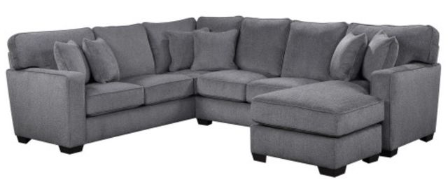 Porter International Designs Augusta 3-Piece Gray Right-Arm Facing ...