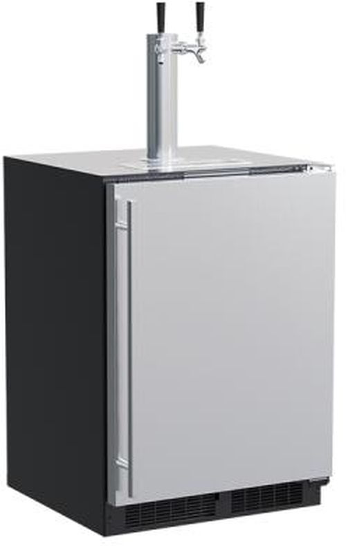 Marvel Classic 5.7 Cu. Ft. Twin Tap Beer Cooler/Kegerator | Baker's ...