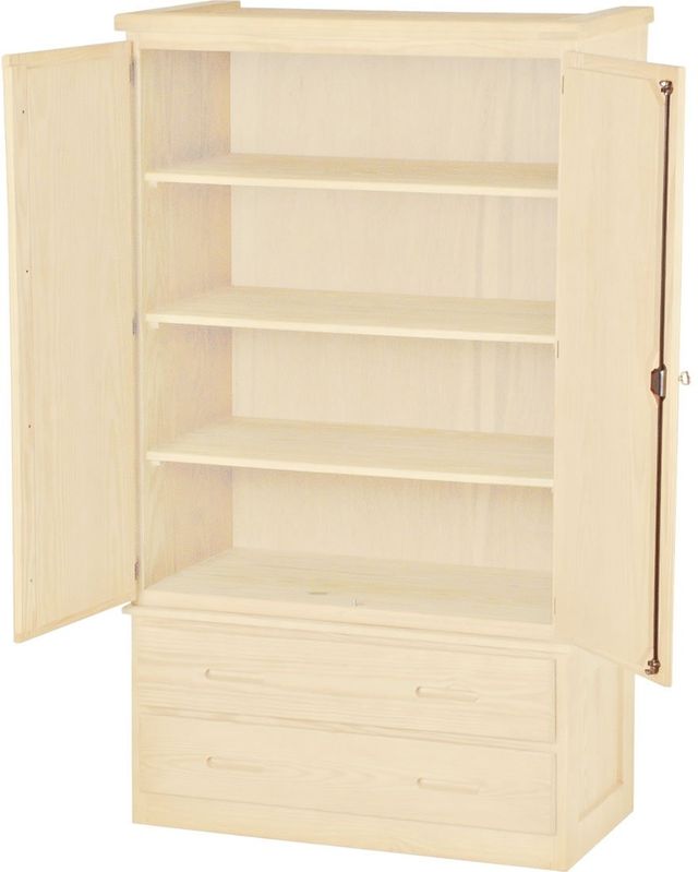 Crate Designs™ Furniture Unfinished Shelf Armoire | Tom & Al's Quality ...