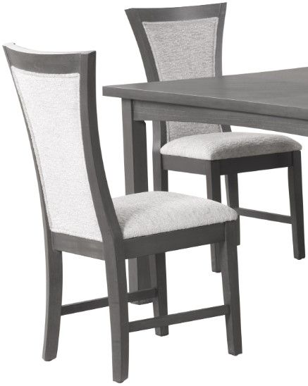 New Classic® Home Furnishings Flair 2-Piece Gray Dining Chair Set ...