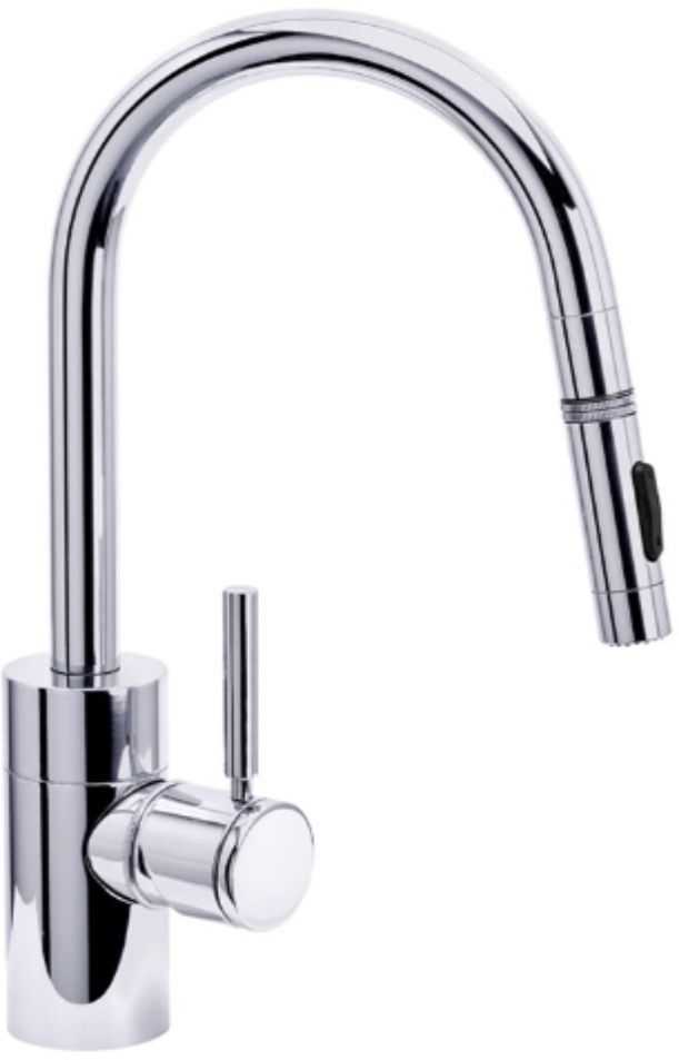 Waterstone™ Chrome Contemporary Prep Size PLP Pulldown Faucet – Toggle ...