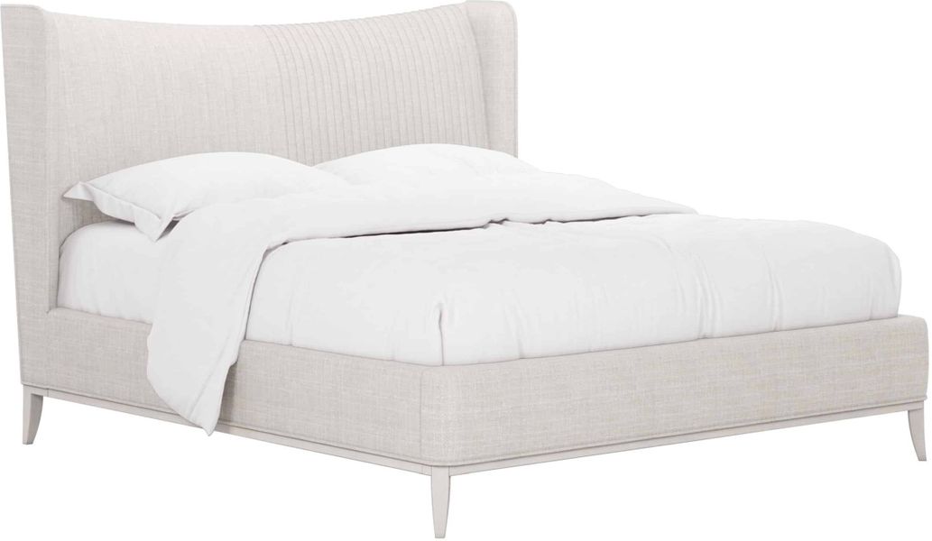 A.R.T. Furniture® Mezzanine Dove Gray King Upholstered Panel Bed ...