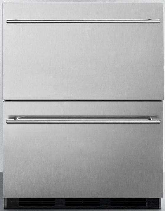 Summit® 3.0 Cu. Ft. Stainless Steel Refrigerator Drawers | Karvonen’s
