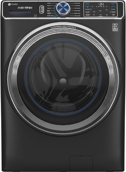 GE Profile™ 5.3 Cu. Ft. Carbon Graphite Front Load Washer | Home ...