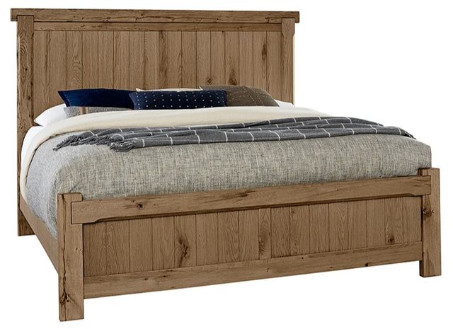Vaughan-Bassett Yellowstone Chestnut Natural King Bed | Fitzgerald Home ...