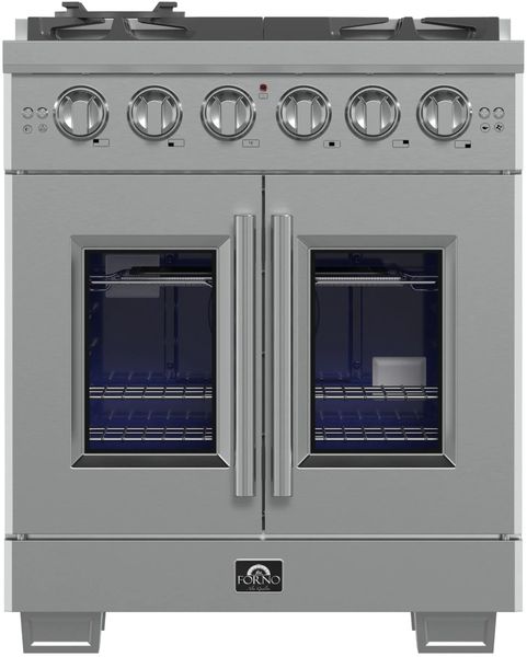 FORNO® Capriasca 30" Stainless Steel Pro Style Gas Range | Aztec ...