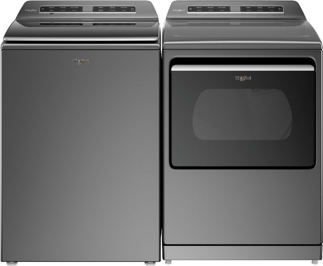 Whirlpool® Chrome Shadow Laundry Pair | Kemptville Interiors