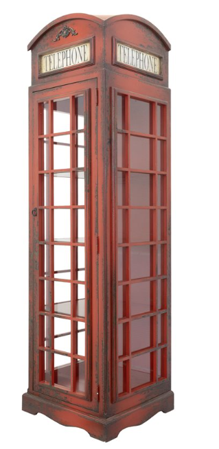 YHD Red Phone Booth Cabinet Carmona s Appliance Center Redding CA