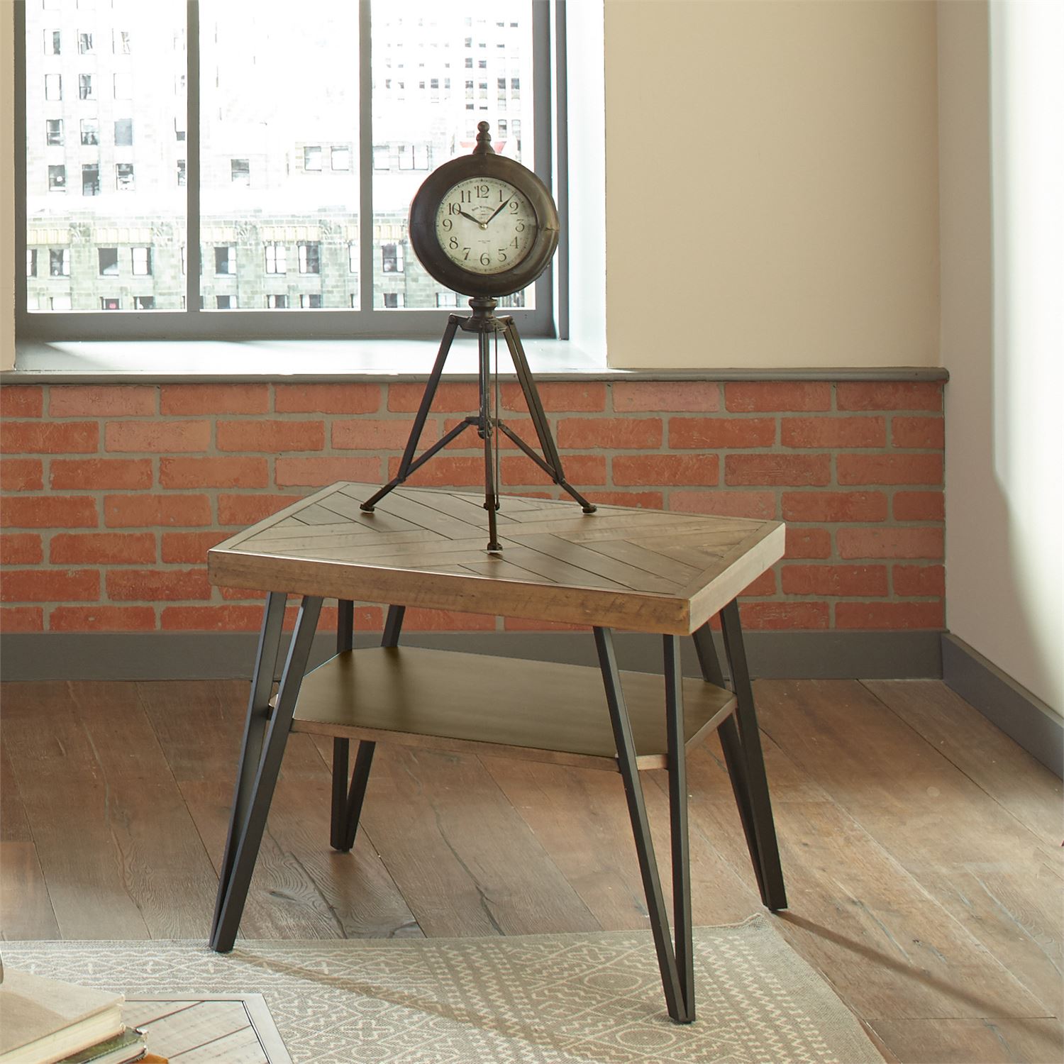 Horizons rustic caramel table store
