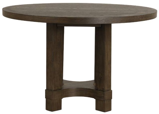 New Classic® Home Furnishings Cityscape Walnut Round Dining Table ...