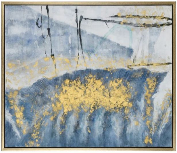 Stylecraft Austin Allen James Hand Painting on Canvas with Gold Frame ...