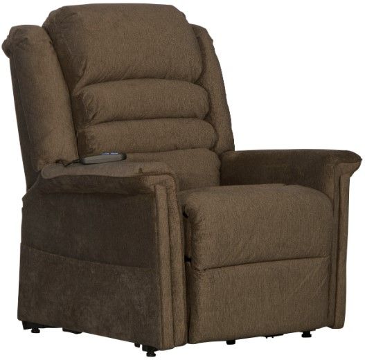 Catnapper® Invincible Java Power Lift Full Lay Out Chaise Recliner ...