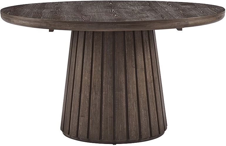Magnussen Home Kavanaugh Weathered Kona Brown Round Dining Table