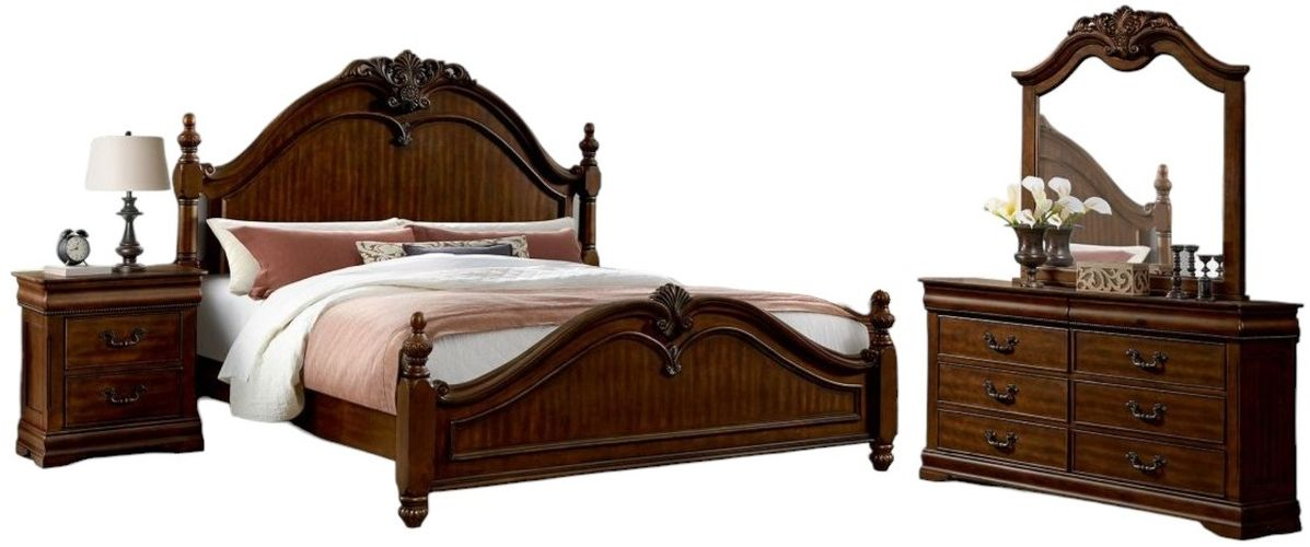 King cherry bedroom set store