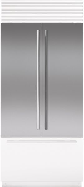 Sub-Zero® Classic 36" Stainless Steel Flush Inset French Door Panel ...