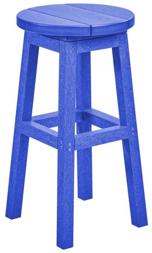 C R Plastics Blue Outdoor Counter Stool | Bruxvoort's Home Center ...