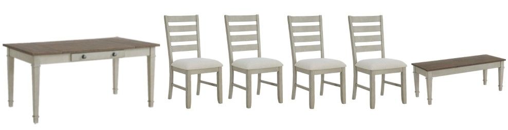 Farmington 6-Piece Dining Set - Elements International | Bob Mills ...