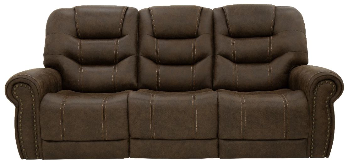 Moto Motion 125 Walnut Media Power Reclining Sofa | Miskelly Furniture