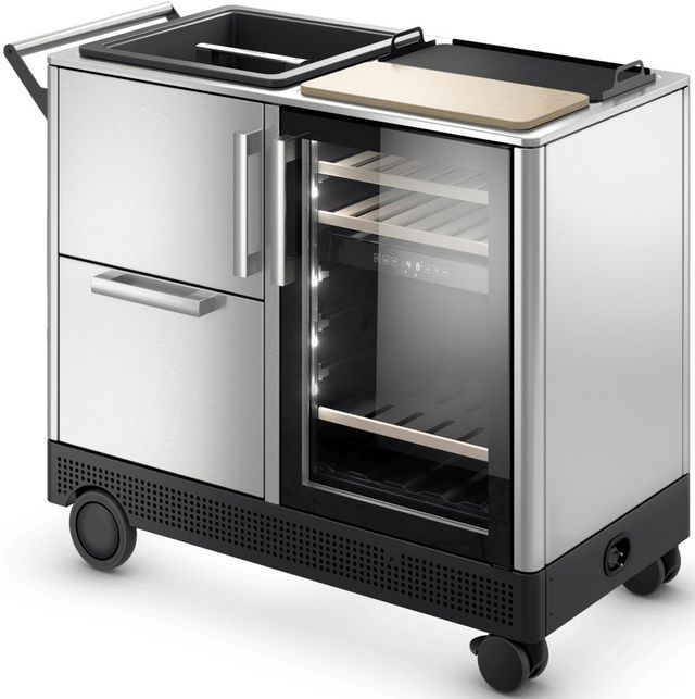 Dometic Mobar 550 Stainless Steel and Black Outdoor Mobile Beverage Center
