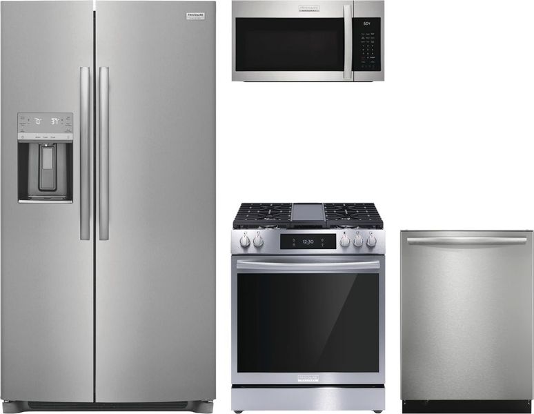Frigidaire Gallery® 4 Piece Stainless Steel Gas Kitchen Package | Grand ...