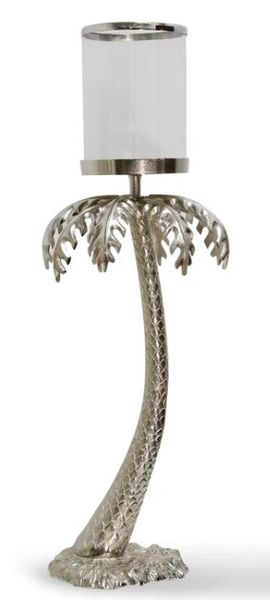 Stylecraft Nickel Plated Palm Tree Sculpture | Colder's | Milwaukee Area