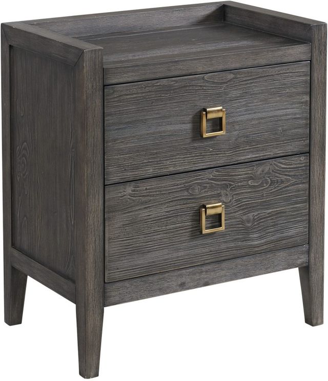 Intercon Portia Brushed Brindle Drawer Nightstand | Fischer Furniture ...