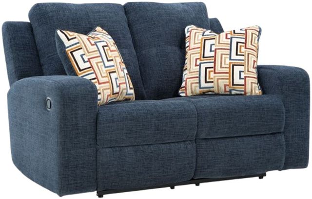 Signature Design by Ashley® Danum Ink Manual Reclining Loveseat ...