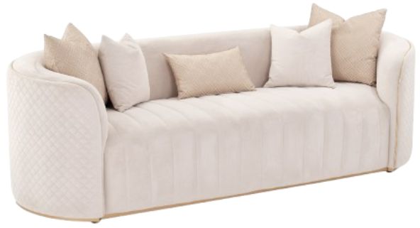 Michael Amini® Ariana Beige Sofa | Lacks Furniture | Brownsville ...