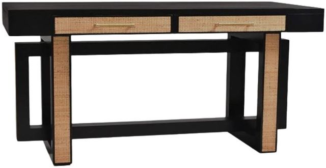 Bramble Customizable Belgravia Desk with Rattan | Livingston, TN