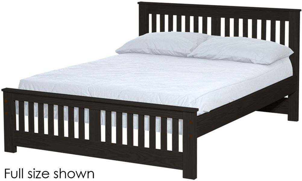 Lit simple XL de style shaker de Crate Designs™ Furniture - Expresso ...