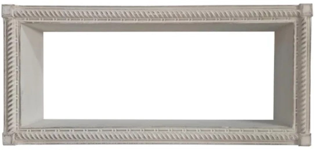 Crestview Collection Shadowcatcher Off-White Book Shelf | Furniture ...