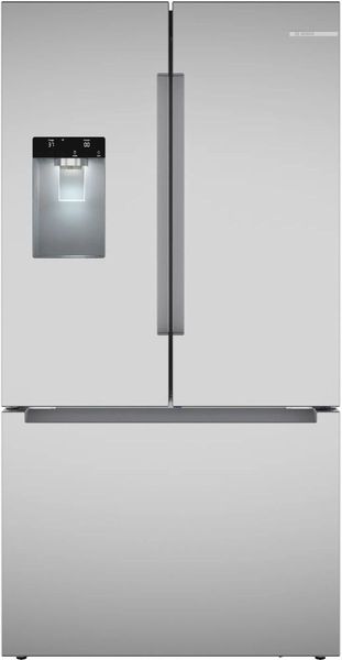 Bosch 100 Series 36 in. 26.0 Cu. Ft. Stainless Steel French Door ...